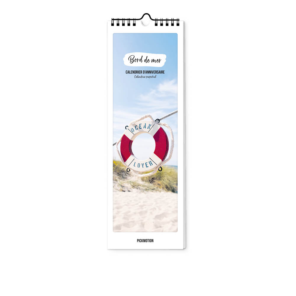 Bord de mer - Calendar anniversaire (Dimensions 12x36) – PICKMOTION